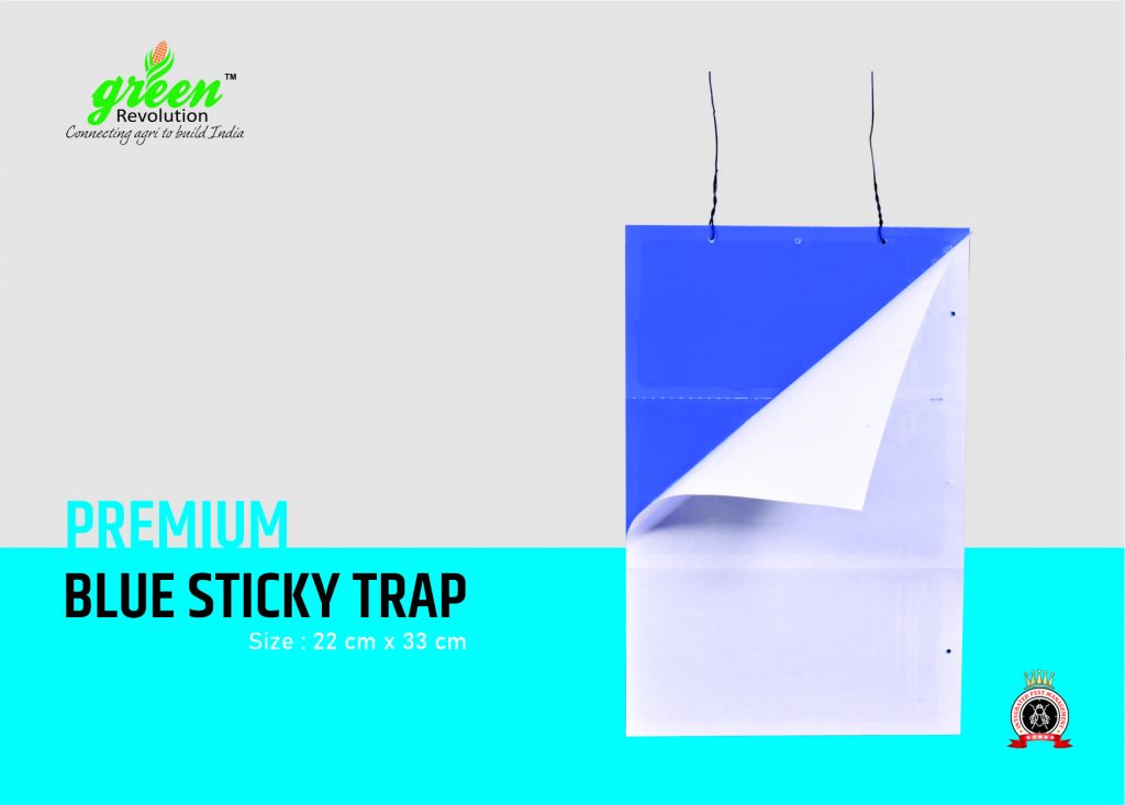 Blue Sticky Trap – 22 Cm X 33 Cm (Pack of 5) – Agripari